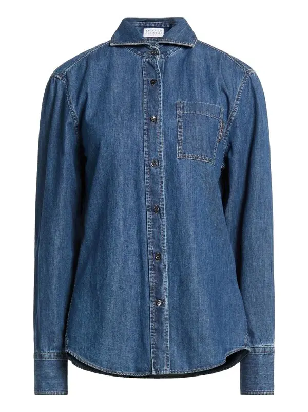 Brunello Cucinelli Denim Shirt - Blue