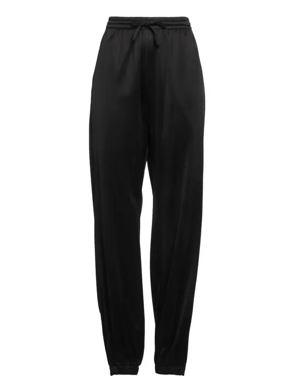 MAISON MARGIELA Solid Plain Jersey Track Pants - Black