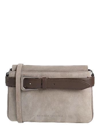 Brunello Cucinelli Suede Crossbody Bag - No