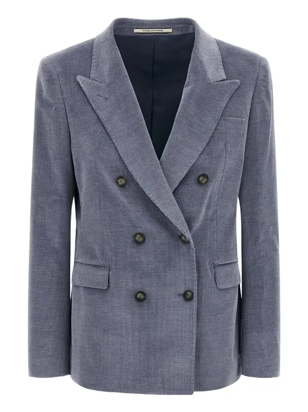 Tagliatore Double-breasted Blazer - Blue