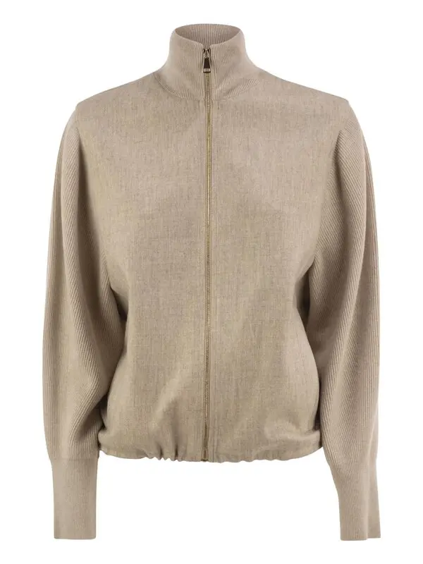 Fabiana Filippi Rib-knit Panel Jacket - No