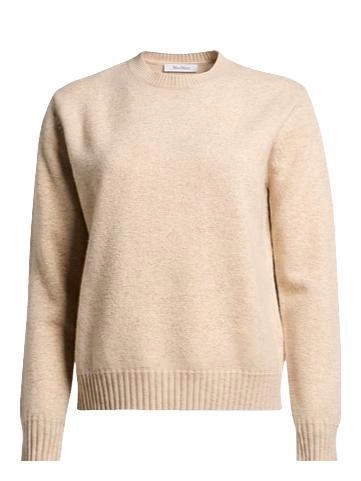 Max Mara Cashmere Long-sleeved Sweater - Beige