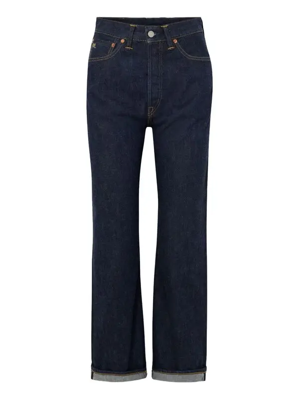 Ralph Lauren High-rise Wide-leg Jeans - Black