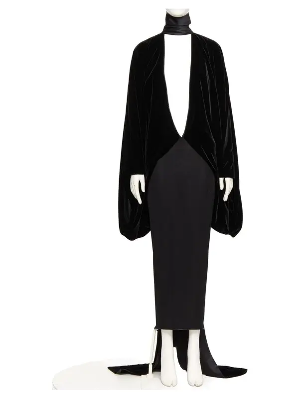 Valentino Garavani Long Sleeve Dress - Black