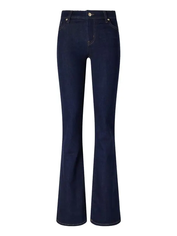 FRAME Low-rise Bootcut Jeans - Black