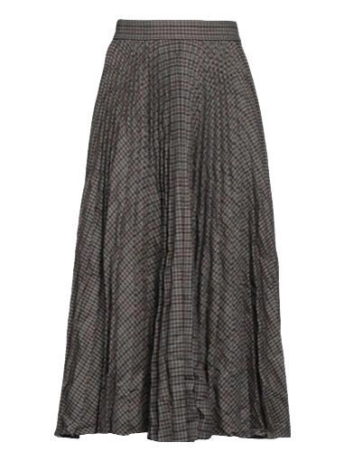 Balenciaga Plaid Pleated Skirt - No