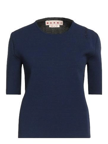 Marni Two-color Knitted T-shirt - Blue