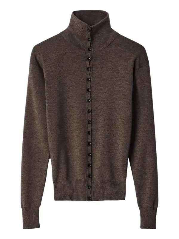 LEMAIRE High-neck Cardigan - No