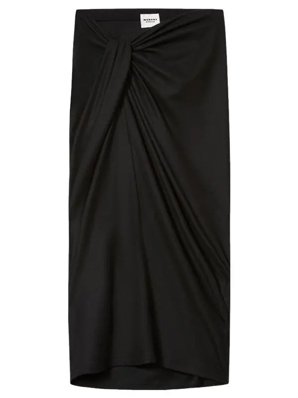 Isabel Marant Étoile Flannel Knit Dress - Black
