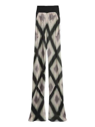 Rick Owens Satin Jersey Casual Trousers - Black