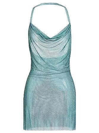 GANNI Colorblocked Dress - Green