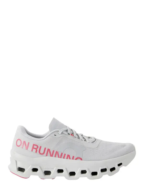 On Rubber-trimmed Mesh Sneakers - Gray