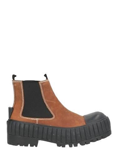 MAISON MARGIELA Color-blocking Thick-soled Boots - Tan