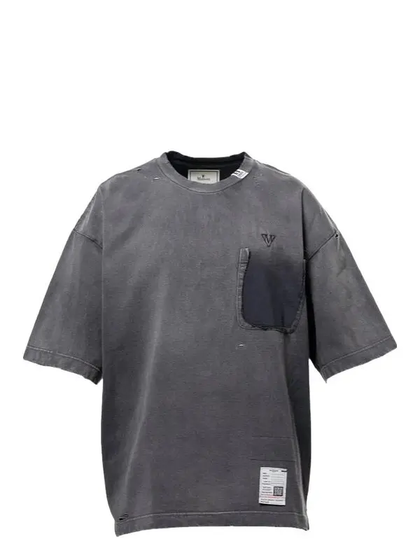 Mihara Yasuhiro Sun Faded Like T-shirt - Black