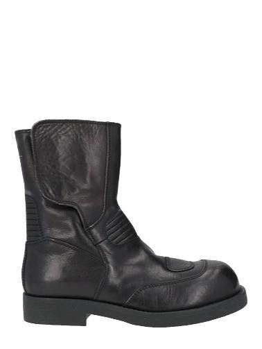 MAISON MARGIELA Simple Leather Ankle Boots - Black