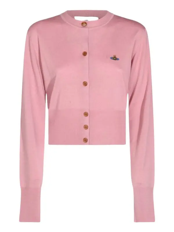 VIVIENNE WESTWOOD Knitted Cardigan - Pink
