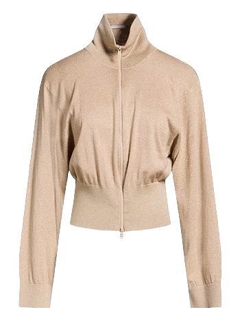 Brunello Cucinelli Minimalist Solidcolor Metallic Knit Sweater - No