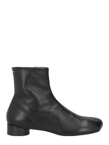 MAISON MARGIELA Simple Leather Ankle Boots - Black