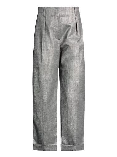 Brunello Cucinelli Fitted Trousers - Silver