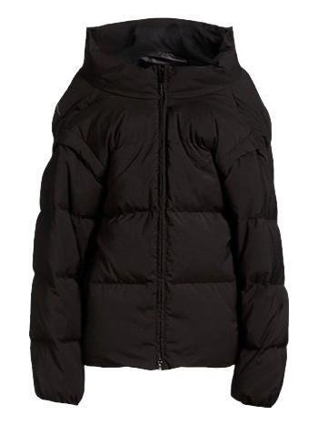 MAISON MARGIELA Solid-color Down Jacket - Black