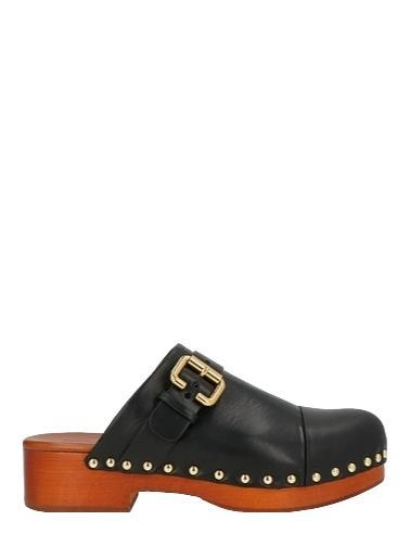 Chloé Leather Studded Clogs - Black