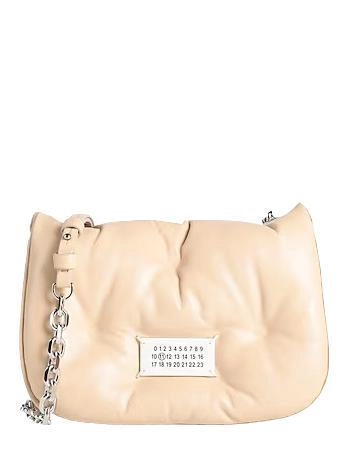 MAISON MARGIELA Leather Cross Body Bag - Beige