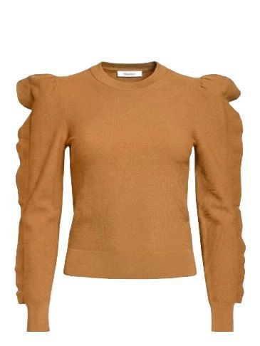 Max Mara Solid-color Knitted Top - Brown