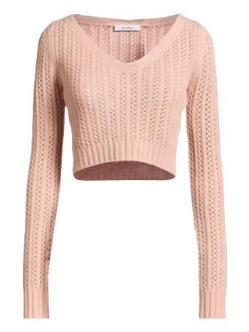 Max Mara Solid-color V-neck Knitted Sweater - No