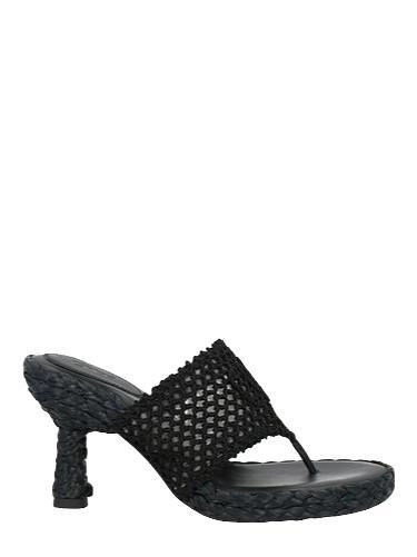 Chloé Simple Fishing Net Sandals - Black