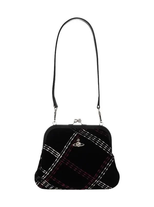 VIVIENNE WESTWOOD Plaid Handbag - Black/multicolor