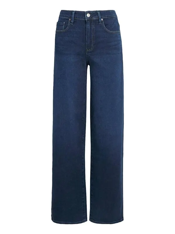 Paige Tatum Wide-leg Jeans - Navy