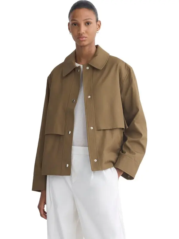 Everlane Organic Cotton Twill Field Jacket - Beech