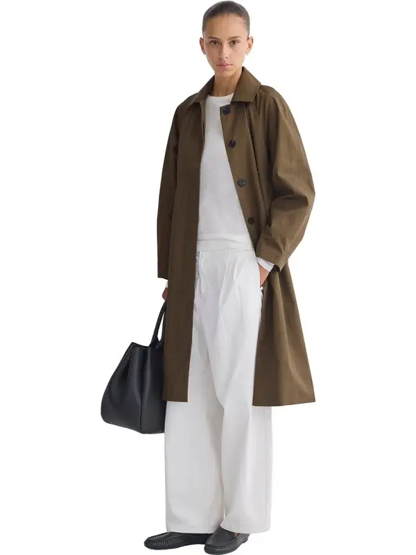 Everlane Oversized Mac Coat - Beech