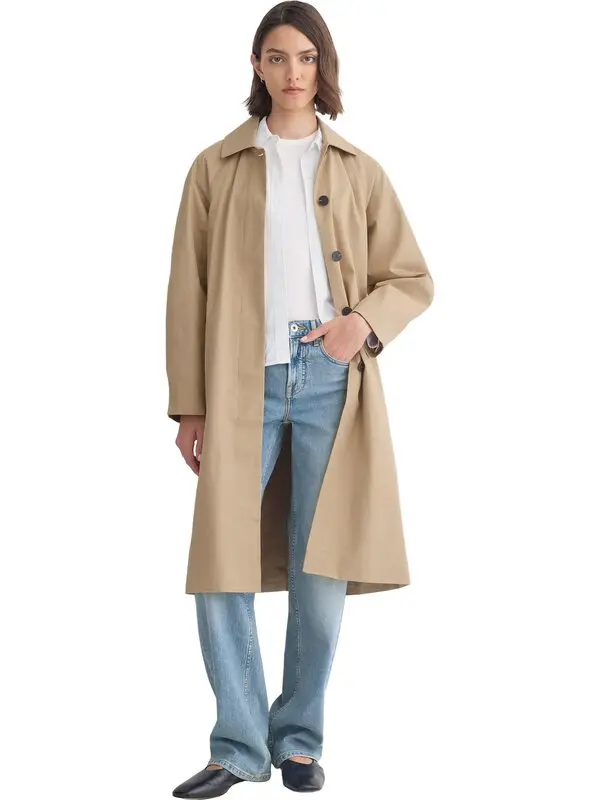 Everlane Oversized Mac Coat - Cornstalk