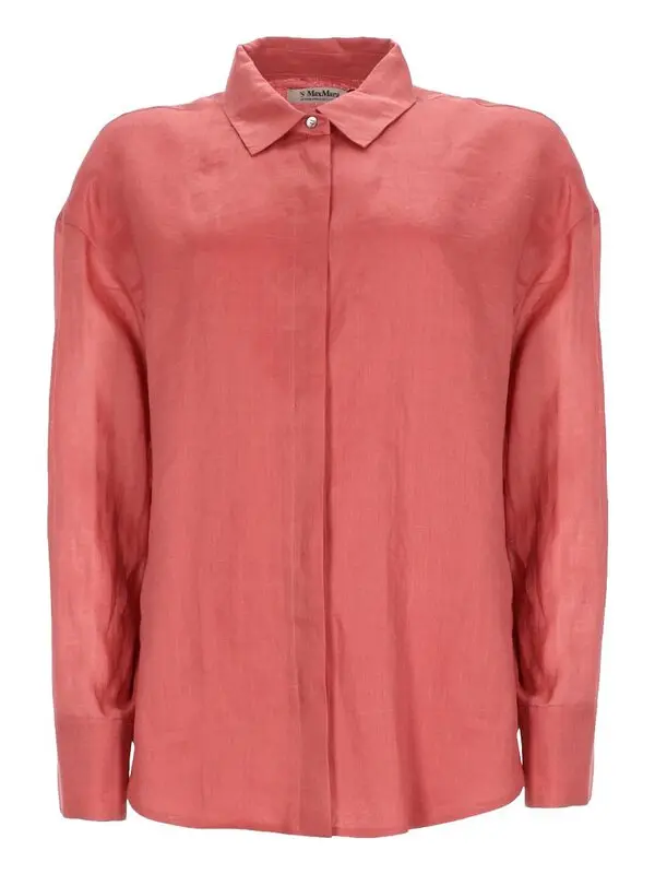 Max Mara Camicia Abbraccio Blouse - Red
