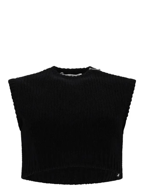 Max Mara Knitted Top - Black