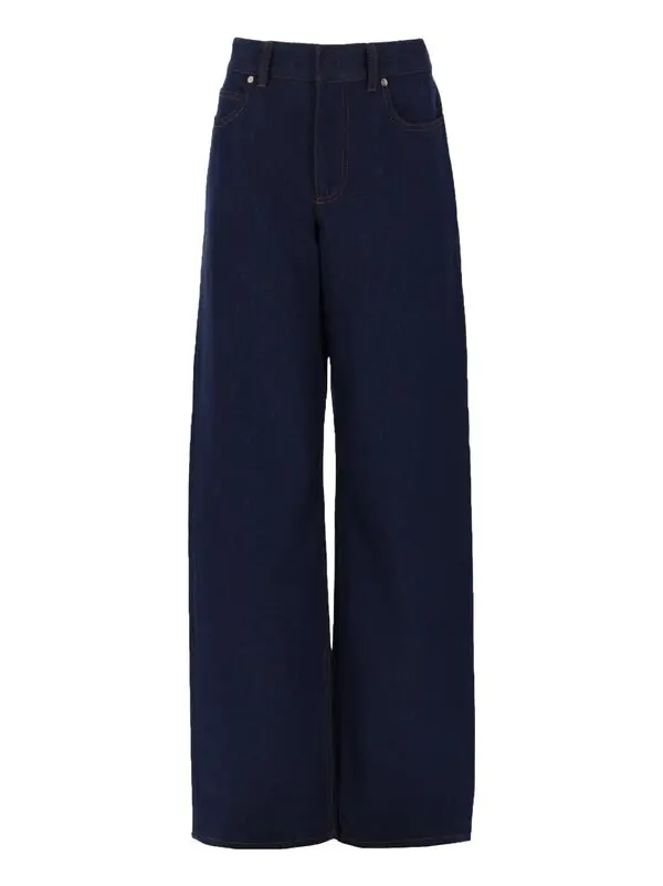 Fendi Jeans Lunghi In Denim - Blue