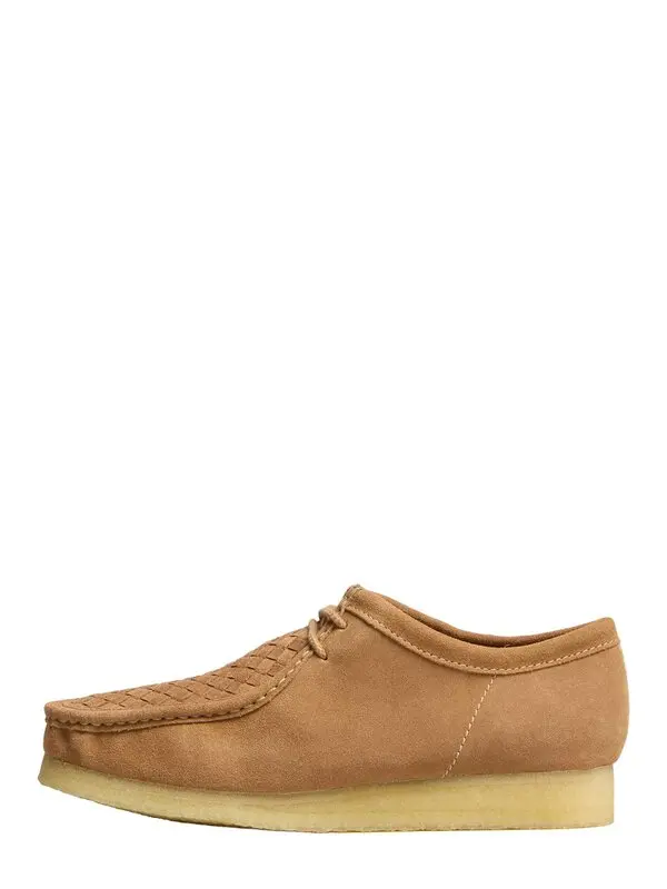 Clarks Woven Wallabee - Tan Weave