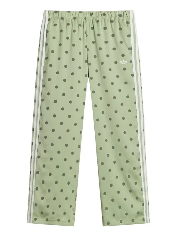 Adidas Satin Polka Dots Wide Leg Pant - Magic Lime