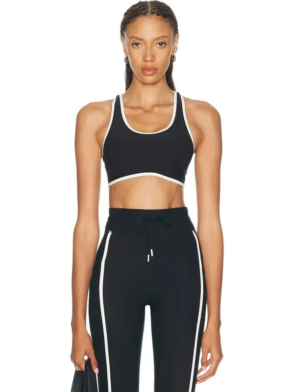 The Upside Sol Jade Racerback Bra - Black