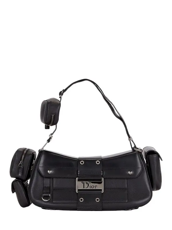 Dior Street Chic Columbus Ave Shoulder Bag - Black