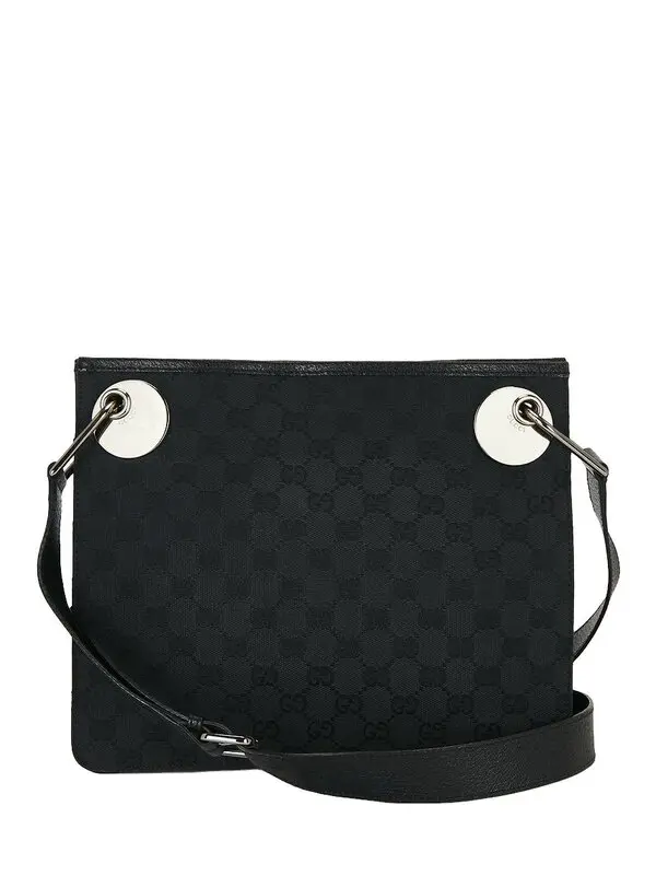 Gucci Eclipse Messenger Bag - Black