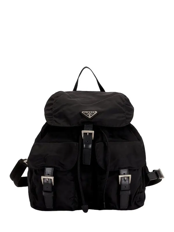 Prada Tessuto Backpack - Black