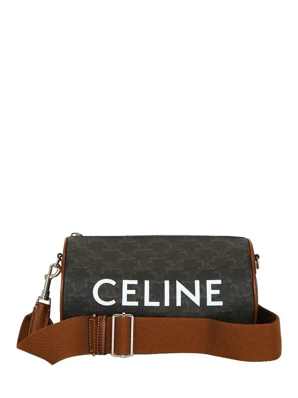 Celine Triomphe Cylinder Shoulder Bag - Brown