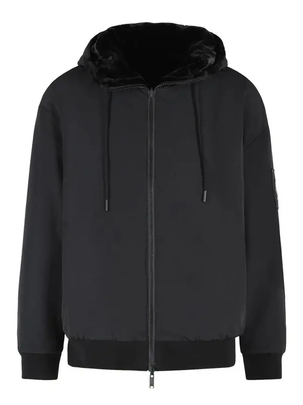 Moose Knuckles Reversible Polyester Jacket - Black