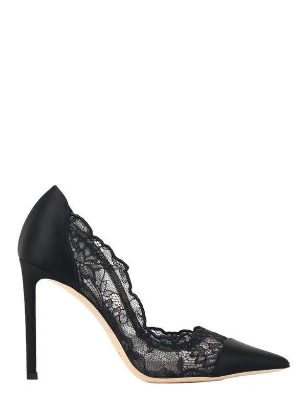 JIMMY CHOO Brigitte 100 Fabric Pumps - Black
