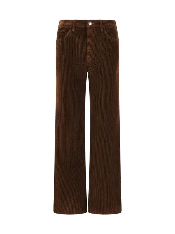 Marni Velvet Trousers - Brown