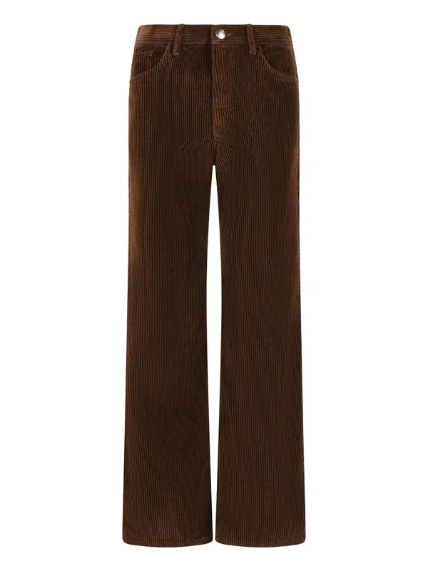 Marni Velvet Trousers - Brown