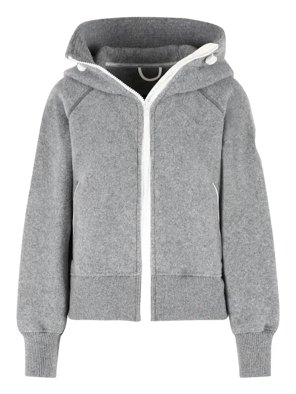 Canada Goose Chilliwack' Grey Wool Blend Bomber Jacket - Gray