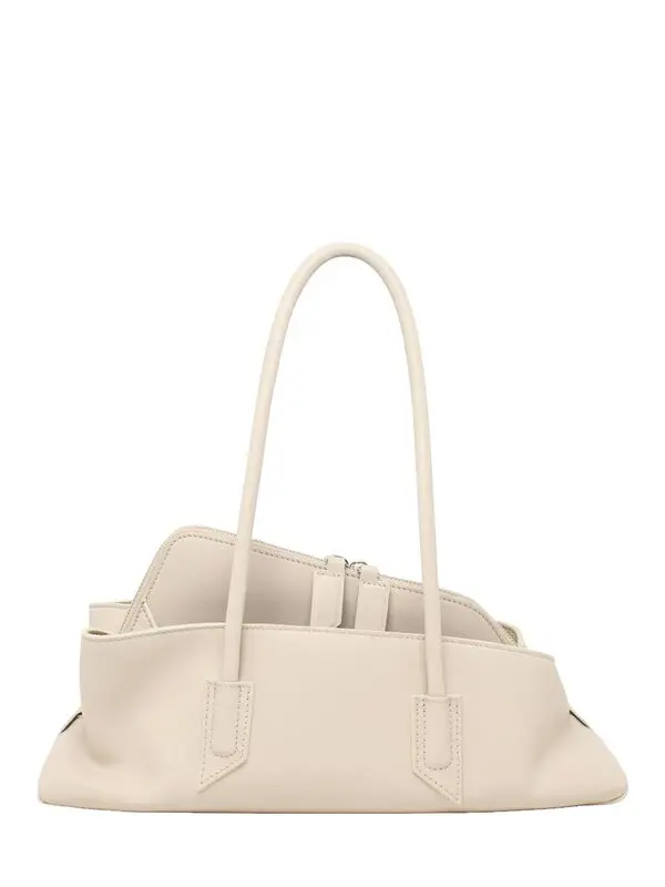 Attico Small Leather Bag - White